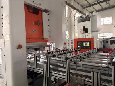 China LK-T80 Aluminum Foil Making Machine with H-Type Structure 80ton Press Capacity and Mitsubishi PLC Control for sale