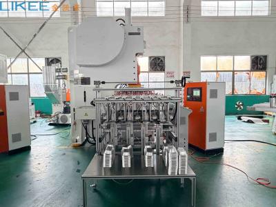 China Disposable Aluminium Food Container Machine with 3 Cavity Mould and 35-70 Strokes Per Minute in C Frame Structure for sale