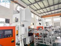 China Fully Automatic Aluminum Foil Container Machine with 3 Cavity Mould and C Frame Structure for sale