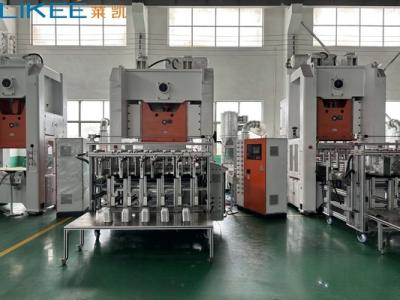 China 130 Ton Press Force Aluminium Food Container Machine with 35–70 Strokes/Min and 12,000 pcs/h Output for sale