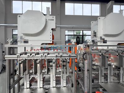 China Aluminum Foil Container Machine 63ton Press Capacity One Worker One Machine Operation for sale