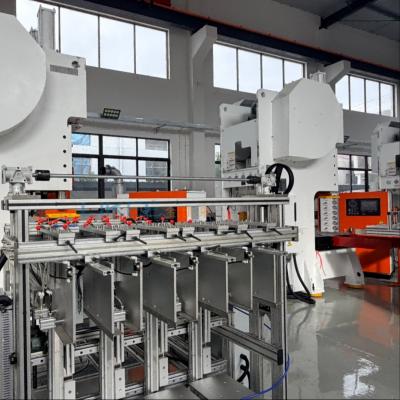 China Aluminum Foil Container Machine Fully Automatic High-Speed 35-70 Strokes/Min for sale