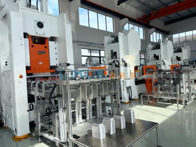 China Aluminium Foil Plate Making Machine 80ton 26KW  with Quick Mold Change & Automatic Fault Alarm System for sale