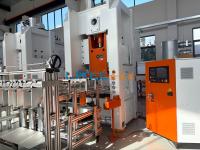 China Aluminium Foil Plate Making Machine 80ton Mitsubishi PLC & Servo Feeding 35-70 Strokes/Min High Speed for sale