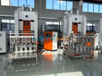China Aluminium Foil Plate Making Machine 80ton H-Frame 4-6 Cavity Automatic Production Line with Closed Lubrication for sale