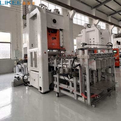 China Aluminium Foil Container Making Machine 80 Ton 15 Min Quick Mould Change 60 Sets Parameter Memory One Worker Operation for sale