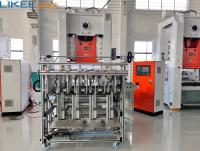 China Aluminium Foil Container Making Machine 80 Ton Closed Lubrication System Clean Production Multi Cavity Foil Press for sale