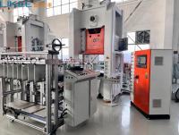 China Aluminium Foil Container Making Machine 80 Ton H Frame Press 4-6 Cavities Mold High Stability Production Line for sale