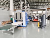 China Pop Up Wax Paper Folding Machine, V-Fold Cross Folding Continuous Extraction for sale