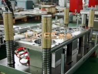 China Aluminium Foil Containers Making Machine Slow Wire Mould Customized Design for sale