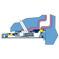 China Double Cartridge Aes Cartridge Seal Flowserve Mechanical Non Metallic Process Pumps for sale