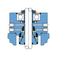 China Ceramic AESSEAL Double Cartridge Mixer Mechanical Seal  DSWIB MIXMASTER-II for sale