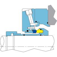 China EPR FFKM  Single Cartridge AESSEAL Mechanical Link Seal For Pumps for sale