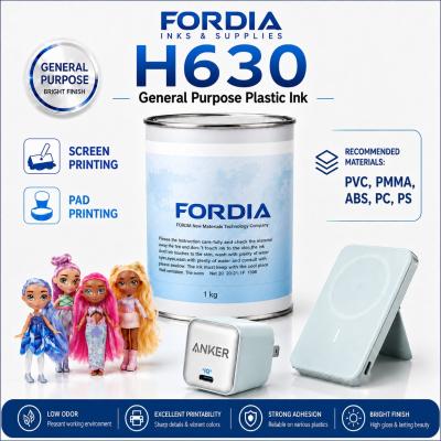 China PVC PMMA ABS PC PS UV Silk Screen Printing Ink For Plastic Bottles Wear Resistant for sale
