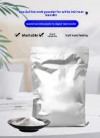 China White Ink Heat Transfer DTF Hot Melt Powder Washable For Digital Printing On PET Material for sale