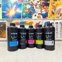 China 1000ml LED UV Ink For Epson DX5 DX7 XP600 Printhead Soft Hard Transfer Printing for sale
