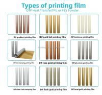 China 30cm 60cm High Temperature PET Heat Transfer Printing Film Paper Cold Hot Tear White Ink for sale
