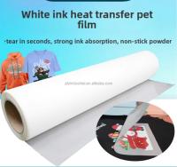 China 30cm 60cm High Temperature PET Heat Transfer Printing Film Paper Cold Hot Tear White Ink for sale