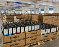 China Hybrid Digital Inkjet UV Ink LED Curable CMYK White Varnish Ink For Acrylic Glass Wood Leather for sale