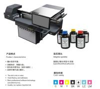 China Hybrid Digital Inkjet UV Ink LED Curable CMYK White Varnish Ink For Acrylic Glass Wood Leather for sale