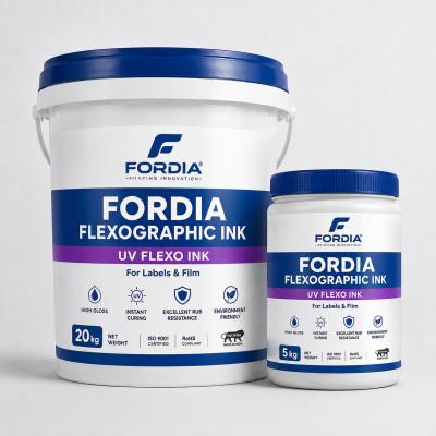 China Water Based UV Flexo Ink High Gloss Instant Curing Rub Resistant Eco Friendly for sale
