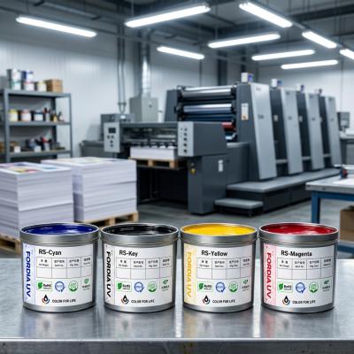 China UV LED Offset Printing Ink ROTARY FAST DRY PET PVC PE Paper for sale