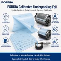 China High Precision Underpacking Foil For Offset Printing Press Self Adhesive Packing Film for sale
