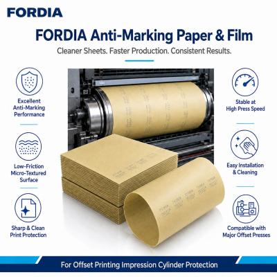 China Anti Scratch Paper Film for Offset Printing Press Self Adhesive TY180 TY320 1150mmx20m 1300mmx10m for sale