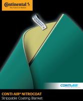 China Varnishing Plate CONTI-AIR® DYNACOAT NITROCOAT 3 Ply Strippable Coating Blanket for sale