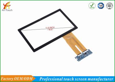China 11.6 Inch Multi Finger Capacitive POS Touch Screen Panel 3.3V 5V USB IIC RS232 for sale
