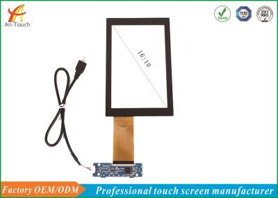 China White 7 Inch Capacitive Touch Panel With AG / AR / AF Glass , Intelligent Automatic Calibration for sale