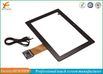China 10.1 Inch Projected Capacitive Touch Panel 5V Multi Touch USB RS232 Controller for sale