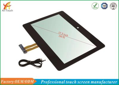 China 17.3 Inch Medical Workstation Monitor PC Touch Screen Durable 6H Hardness 86% Transmittance for sale