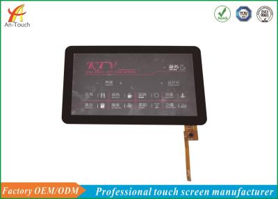 China 10.1 Inch High Sensitivity I2C Capacitive Touch Screen Panel 0.7mm Cover Lens for KTV for sale