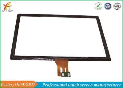 China 43 Inch Custom Capacitive Touch Panel ILITEK IC Controller 10 Touch Points USB IIC RS232 for sale