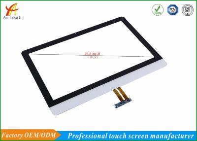 China 23.6 Inch Transparent Waterproof Touch Panel 10 Touch Points G+G PCAP for Android for sale