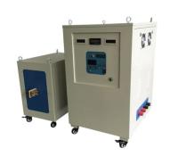 China IGBT 100KW Induction Forging Furnace 20KHZ Bolt Induction Heating Machine for sale