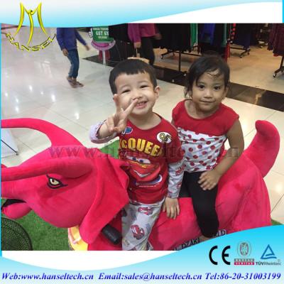 China Hansel  amusement mall animal electric ride  in and family carousel horse rides for sale
