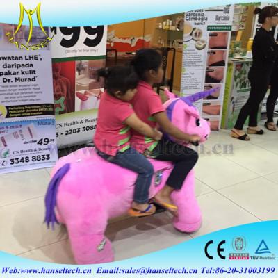 China Hansel mechanical horse kids rides and mall animal electric riders amusement park fairground rides for sale for sale