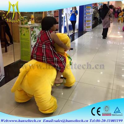 China Hansel funfair ride on animals in shopping mall	for kds and adults for sale for sale