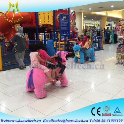 China Hansel coin operated horse ride and moving animals battery operated plush animals for sale