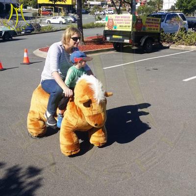 China Hansel animal dog rides and unicorn motorized plush animal scooter for sale for sale