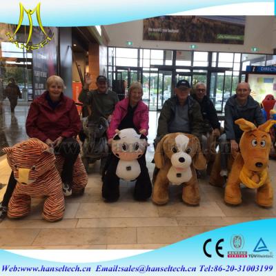 China Hansel coin operated kids ride and fun ride on animals from guangzhou for sale