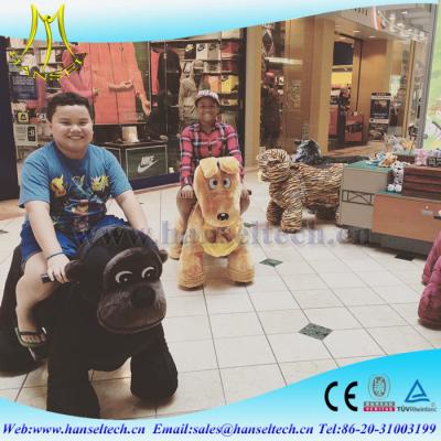 China Hansel coin operated led amusement rides for sale and dinosaur car ride for sale