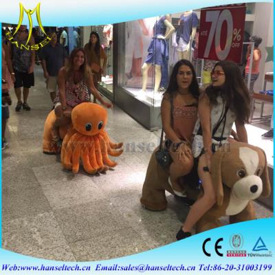 China Hansel electronic animal kiddie rides for sale	and fun indoor bull ride game for sale