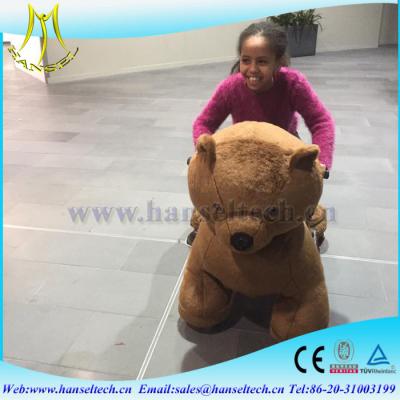 China Hansel  amusement indoor park animals rides and  plush animals for sale for sale