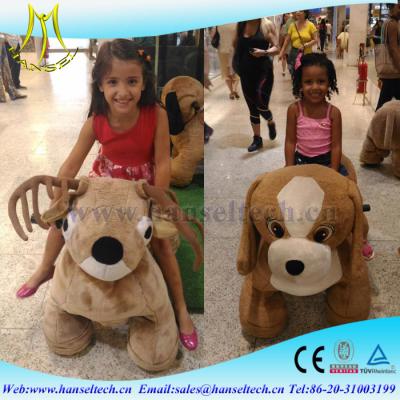 China Hansel electric coin operated  animal ride and amusement park kiddie rides for sale