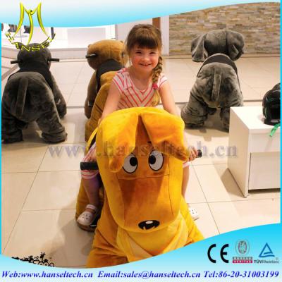 China Hansel 4-wheel coin operated animals scooterand amusement rides go kart for sale