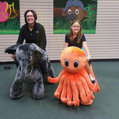 China Hansel plush motorized animals for sale and elektrikli motorcycle	for kid rides for sale
