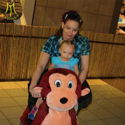 China Hansel zipper animals ride for sale and plush ofly electric scooter for sale